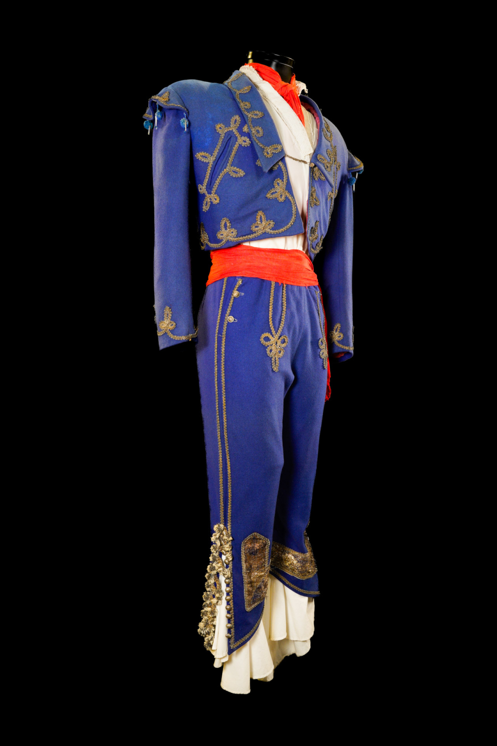 TRAJE DE CHINACO EN PAÑO AZUL - Museo de la Charrería CDMX